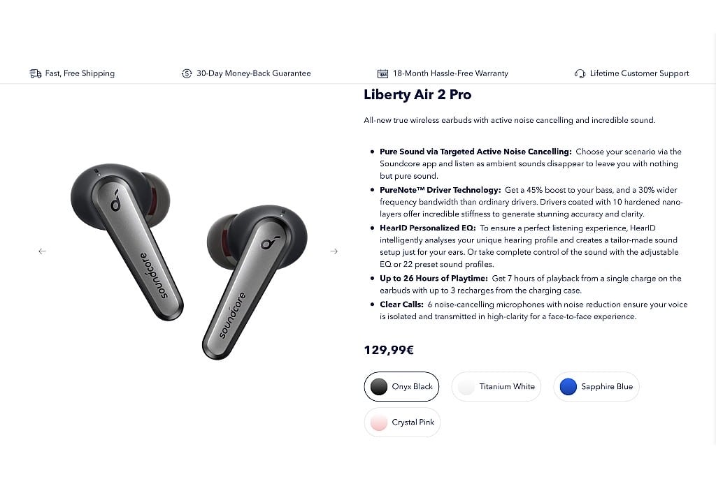 Anker Soundcore wireless in-ears - Alpha Audio