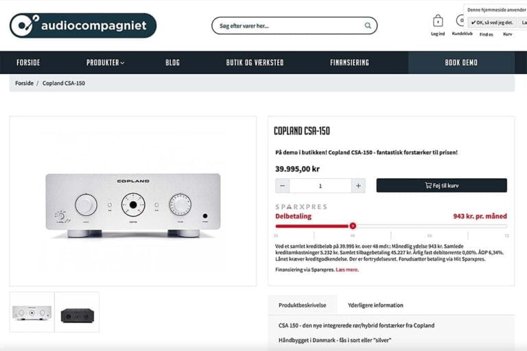Copland presents top model CSA 150 integrated amplifier - Alpha Audio
