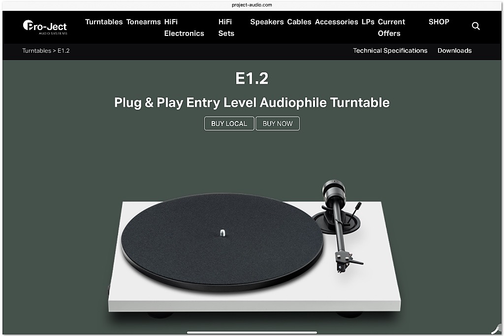 Pro-Ject E1.2: Affordable Turntable - Alpha Audio