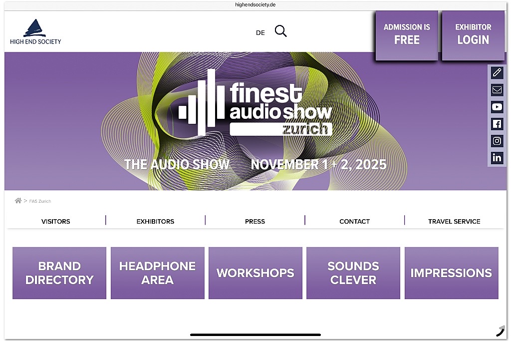 Finest Audio Show Zürich 2025 - Alpha Audio