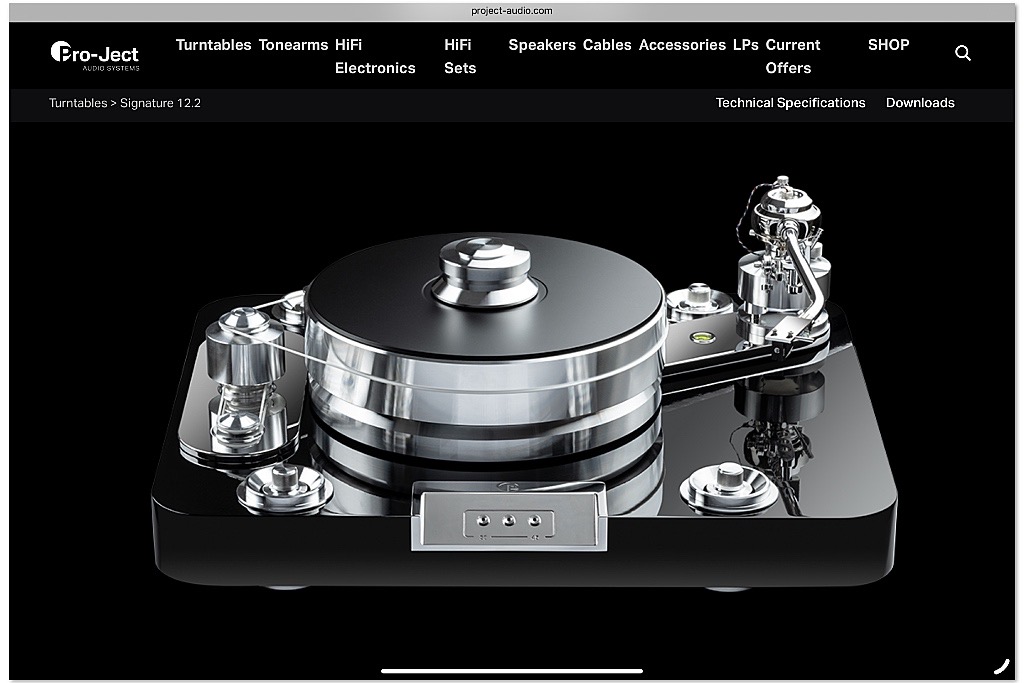 Pro-Ject Signature 12.2 vlaggenschip - Alpha Audio