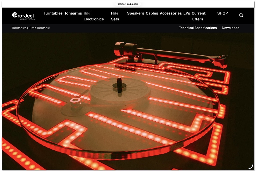 Pro-Ject Elvis-platenspeler - Alpha Audio