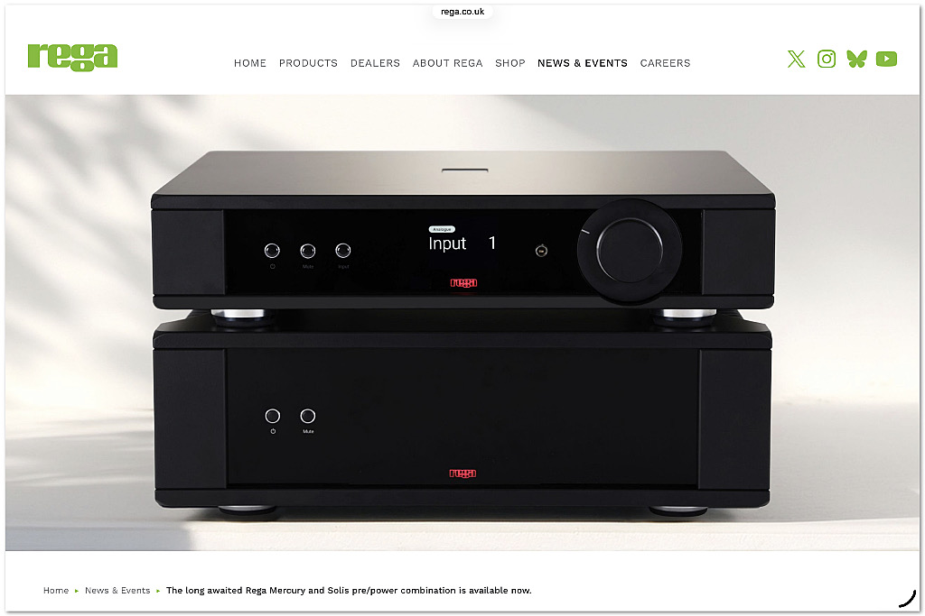 Rega presenteert voor- en eindversterker-combi - Alpha Audio