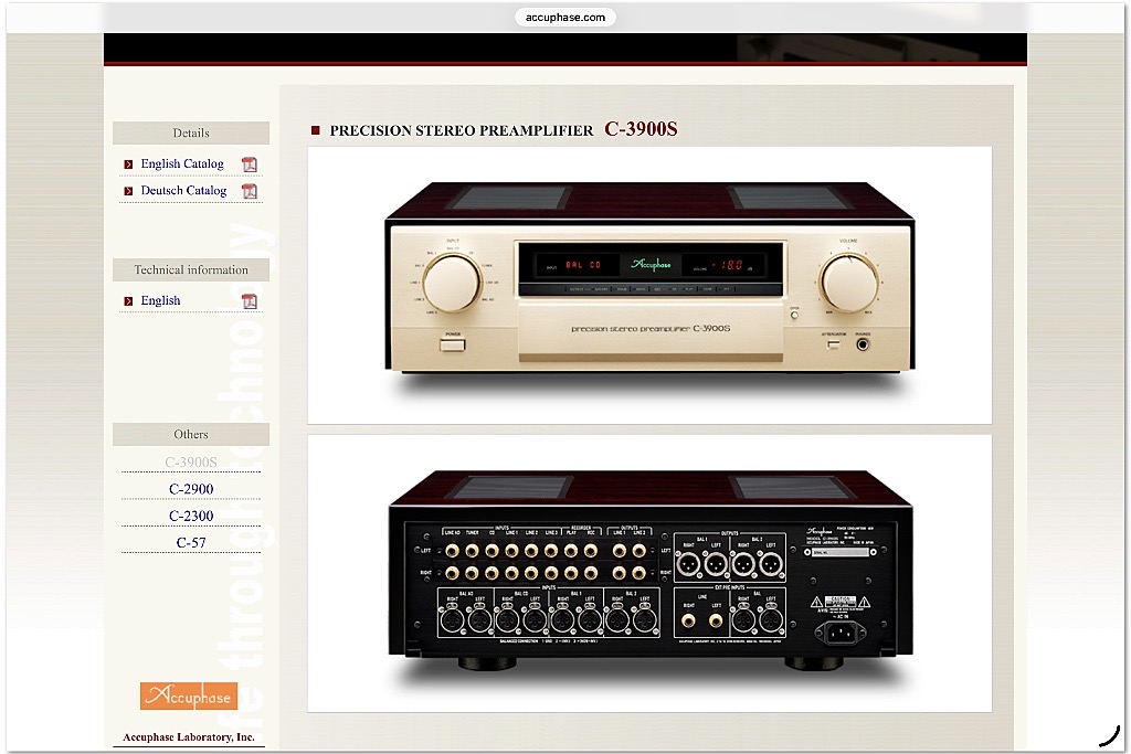 Accuphase C-3900S Preamplifier - Alpha Audio